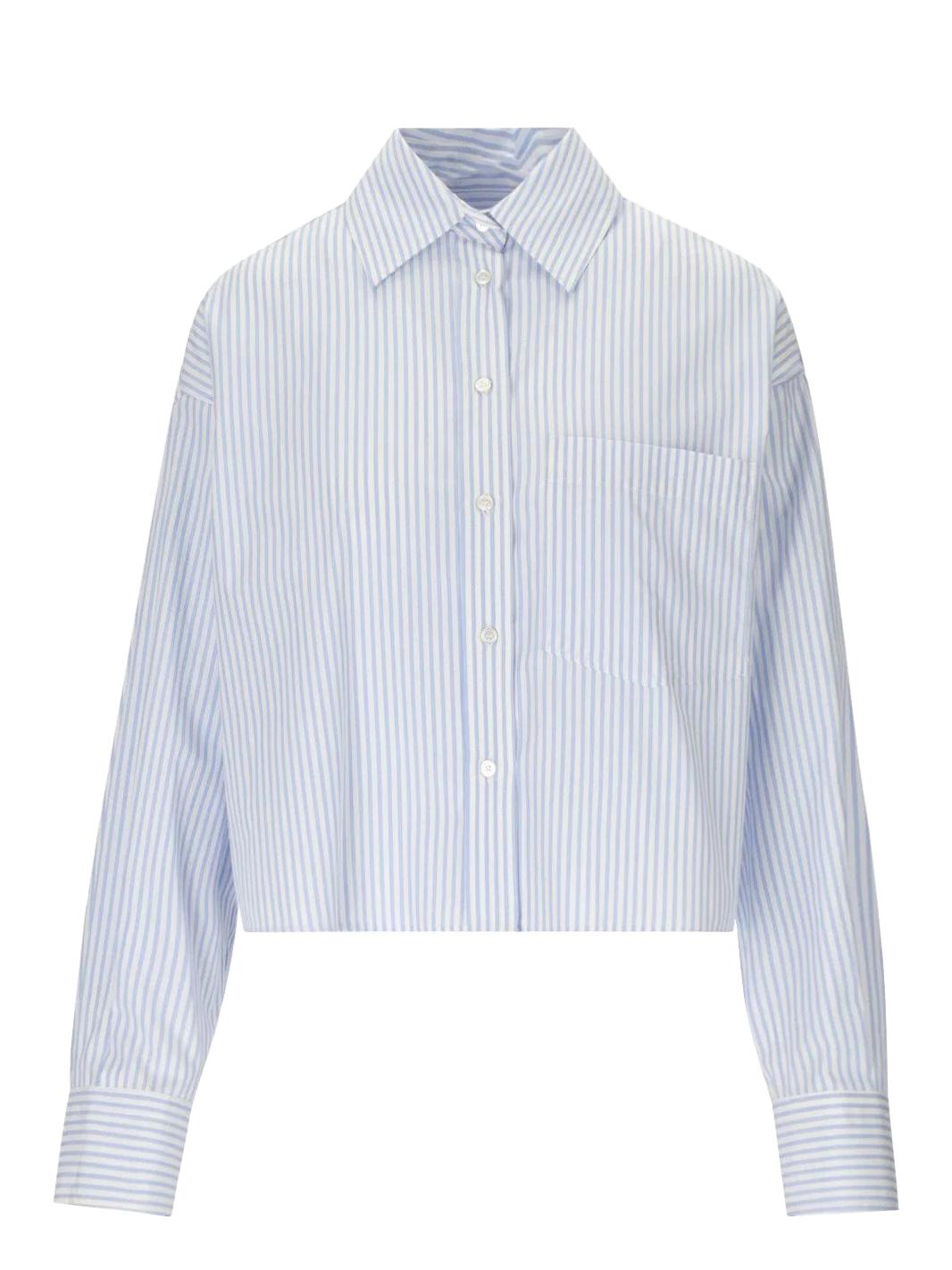 MAX MARA Max Mara Weekend Eden Striped Cotton Poplin Shirt